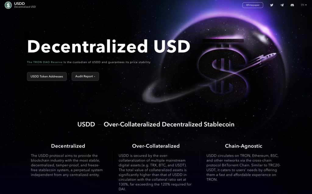 仮想通貨USDD(Decentralized USD)とは？特徴や今後の見通し・将来性を徹底解説 | Market α（マーケットアルファ）